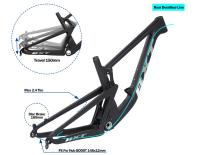 China Full Suspension Hardtail Mountain Bike Carbon Frame MTB Frame 29 Boost for sale
