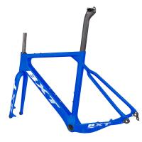 China T1000 Carbon Fiber Gravel Bike Frame 700C EPS Technology Disc Brake 1800g for sale
