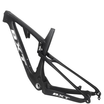 China 29er Carbon Mountain Bike Frame Trail Full Suspension Bicycle Frames for sale