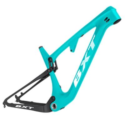 China BXT T1000 Carbon Fiber Full Suspension MTB Frame 29er Disc Brake 120mm Travel for sale
