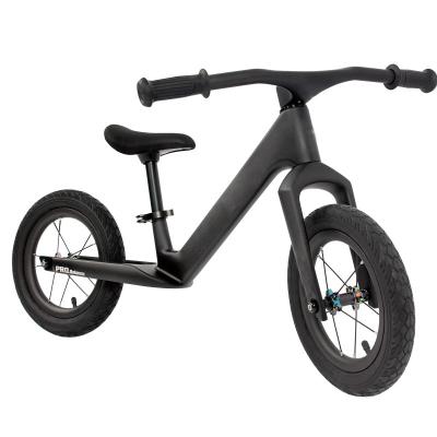 China 3K Full Carbon Fiber 12 Inch Balance Bike No Pedal Kids Riding 1.95kg Lightweight for sale