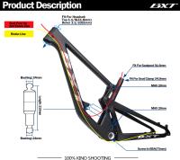 China Shimano M7100 12S Full Carbon Fiber Dual Suspension Mountain Bike 29er for sale