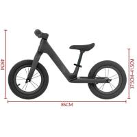 China 3K Weave Full Carbon Fiber 12 Inch Childrens Balance Bike 1.95kg Lightweight EPS Frame for sale