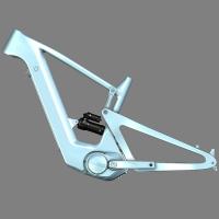 China T1000 Carbon Fiber Full Suspension E Bike Frame 29er Boost 148x12mm Disc Brake for sale