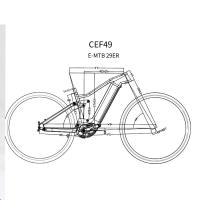 China T1000 Carbon Fiber Full Suspension E Bike Frame 29er Boost 148x12mm Disc Brake for sale