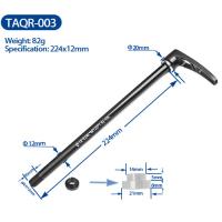 China 7075 Aluminum Alloy Thru Axle Quick Release Lever for Road Bicycles 12mm 15mm for sale