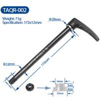 China 7075 Aluminum Alloy Thru Axle Quick Release Lever for Road Bicycles 12mm 15mm for sale