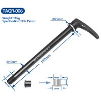 China 7075 Aluminum Alloy Thru Axle Quick Release Lever for Road Bicycles 12mm 15mm for sale
