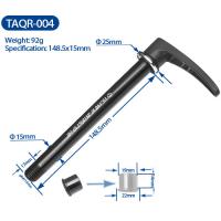 China 7075 Aluminum Alloy Thru Axle Quick Release Lever for Road Bicycles 12mm 15mm for sale