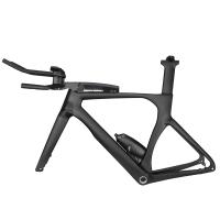 China Full Carbon Triathlon TT Bike Frame 700C Racing Frameset 58cm Toray T1000 for sale
