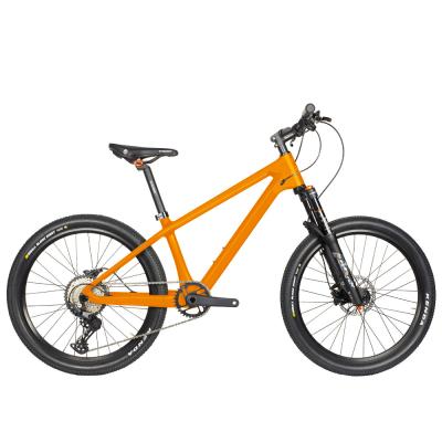 China 24 Inch Kids Carbon Fiber Mountain Bike Shimano 10 Speed Disc Brake MTB for sale