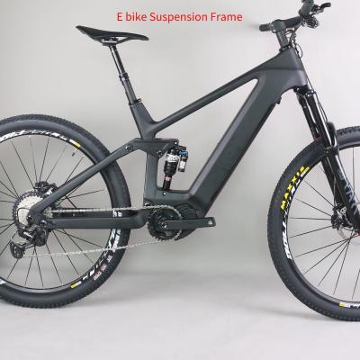 China T1000 Carbon Fiber Full Suspension E Bike Frame 29er Boost 148x12mm Disc Brake for sale