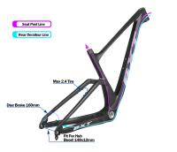 China 29er Carbon Fiber MTB Bike 11 Speed Disc Brake Complete Mountain Bike Customizable for sale