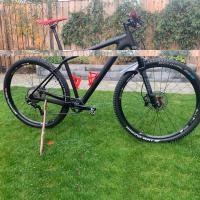 China 29er Carbon Fiber MTB Bike 11 Speed Disc Brake Complete Mountain Bike Customizable for sale