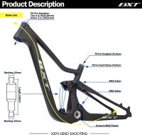 China 24 Inch Carbon Full Suspension Mountain Bike with Shimano 11 Speed for Teenagers for sale