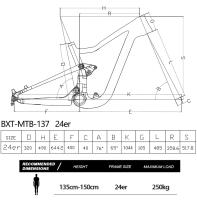China 24 Inch Carbon Full Suspension Mountain Bike with Shimano 11 Speed for Teenagers for sale