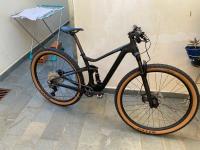 China Carbon Fiber 29er Full Suspension Mountain Bike 11 Speed Shimano M5100 Groupset Disc Brake for sale