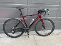 China T800 Carbon Gravel Bike Frame 700C 47C Tire Fully Hidden Cable Routing Road Bicycle Frameset for sale
