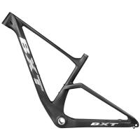 China Boost MTB Carbon Fiber 29er Mountain Bike Frame T1000 1300g Clear Orange for sale