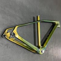 China BXT T1000 Carbon MTB Frame 27.5 Disc Brake Hardtail Mountain Bike Frame Chameleon Orange for sale