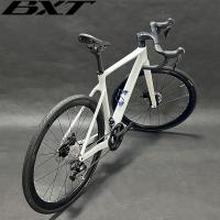 China Carbon Gravel Bike 700C Disc Brake Full Hidden Cable T1000 Frame Shimano R7000 Groupset for sale