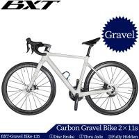 China Carbon Gravel Bike 700C Disc Brake Full Hidden Cable T1000 Frame Shimano R7000 Groupset for sale