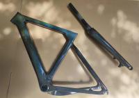 China 700C Carbon Gravel Bike Frame Disc Brake T1000 Frameset 1800g for sale