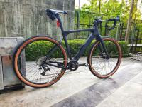 China 700C Carbon Gravel Bike Frame Disc Brake T1000 Frameset 1800g for sale