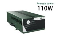 China 110W Single Mode Picosecond Green Fiber Laser 532nm with 50-800ps Pulse Width and M²<1.3 Beam Quality for sale