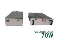 China 70W CW Green Fiber Laser with 532nm Wavelength and M² <1.3 Beam Quality for Copper Welding for sale