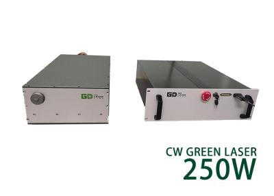 China 250W Single Mode CW Green Fiber Laser 532nm for Copper Welding with <1.3 M² Beam Quality for sale