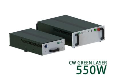 China 550W Single Mode Nanosecond CW Green Fiber Laser | 532nm Wavelength | M² <1.2 Beam Quality for sale
