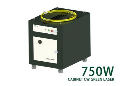 China Single Mode 750W CW Green Fiber Laser Cabinet Type 532nm for Copper Welding for sale