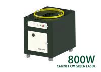 China Green CW Fiber Laser 800W Single Mode Continuous Cabinet for Copper Welding for sale