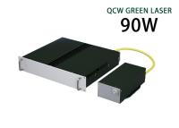 China 90W QCW Green Fiber Laser 532nm with 1.5ns Pulse Width for Industrial Micromachining for sale