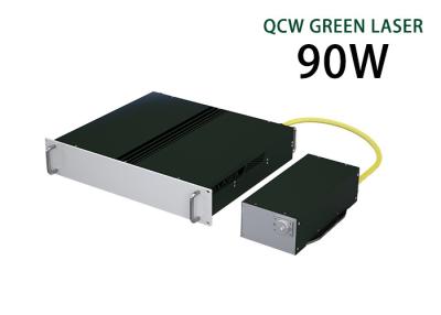 China 90W QCW Green Fiber Laser 532nm with 1.5ns Pulse Width for Industrial Micromachining for sale