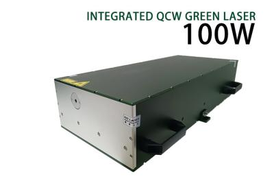 China 100W QCW Green Fiber Laser 532nm with 500W Max Power and 1.5ns Pulse Width for Industrial Processing for sale