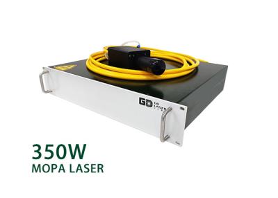 China 350W MOPA Pulsed Fiber Laser Engraver with 10-500ns Pulse Width and Water Cooling System for sale