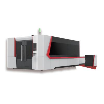 China 4020 Large Enclosure Laser Cutting Machine 4000x2000mm with 1000W-6000W Fiber Laser Power for sale