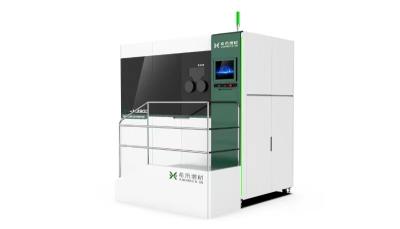 China High Precision Green 3D Printer 350x350x500mm Build Volume with 500/1000W Laser for Metal Material Development for sale