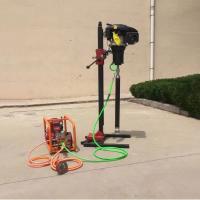 China Small Concrete Coring Backpack Sampling Rig Drilling Machine Bench for sale