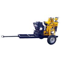 China Portable Wheel Mounted Spt Soil Investigation Geotechnical Exploration Core Drilling Rig for sale