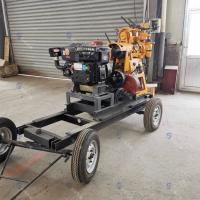 China Portable Wheel Mounted Spt Soil Investigation Geotechnical Exploration Core Drilling Rig for sale