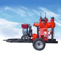 China XY-150 Type Wheel Mounted Spt Soil Test Core Drilling Machine for sale