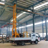 China Crawler Mounted Soil Test Core Drilling Machine 200 Meters With Hydraulic Tower for sale