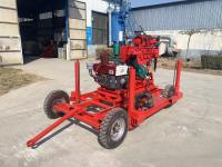 China Wheels Trailer Soil Sampling Exploration Drilling Rig For Geophysical Prospecting for sale