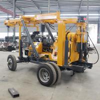 China Wheels Trailer Soil Sampling Exploration Drilling Rig For Geophysical Prospecting for sale