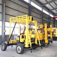 China 4-Wheel Hydraulic Tower Core Drilling Rig/Hydraulic Geotechnical Sample Investigation Core Drilling Rig for sale