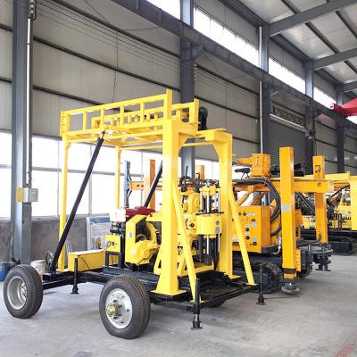 China 4-Wheel Hydraulic Tower Core Drilling Rig/Hydraulic Geotechnical Sample Investigation Core Drilling Rig for sale