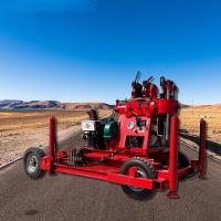 China Wheeled Geological Core Drill Equipment Bridge Engineering Tunnel Drilling Rig for sale